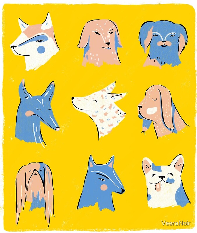 "The gang of Dogs" by VeeraNoir | Redbubble