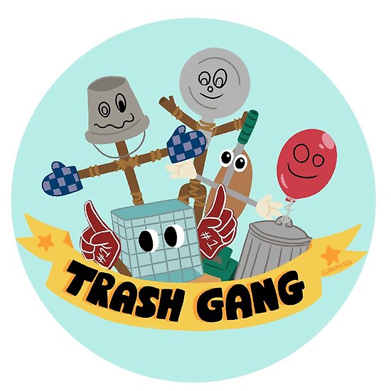 "Trash Gang" Poster by ElAnimated | Redbubble