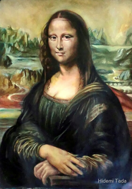 "Monna Lisa after Leonardo da Vinci" by Hidemi Tada | Redbubble