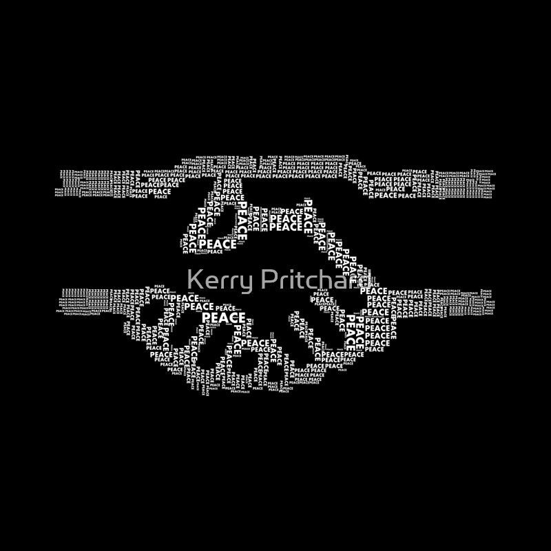 "Handshake peace" by WordFandom | Redbubble