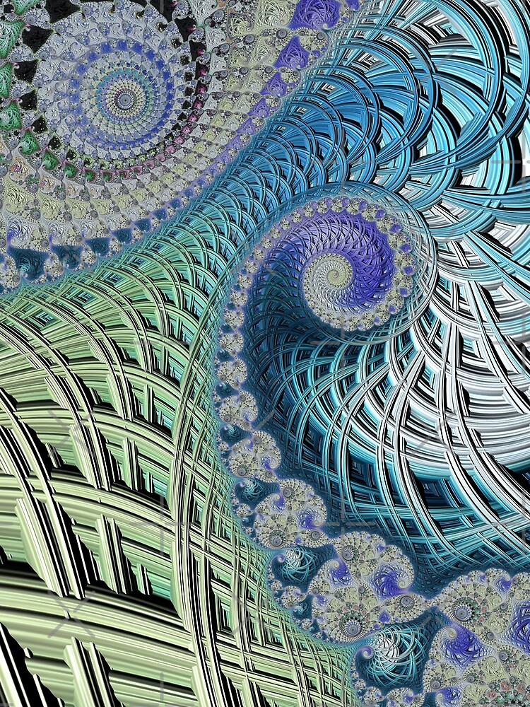 "Fractal Spiral" by KaleiopeStudio | Redbubble