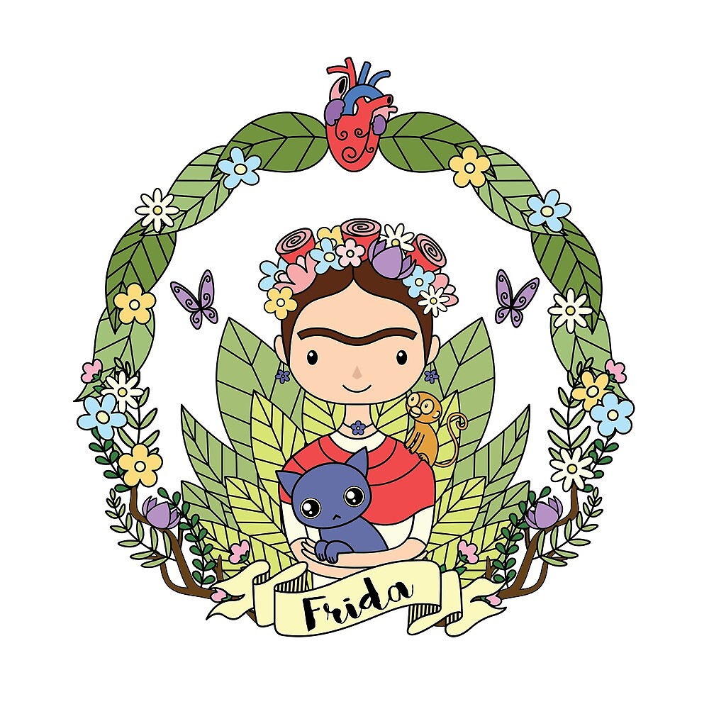 "Cute Frida" by Laura Nagel | Redbubble