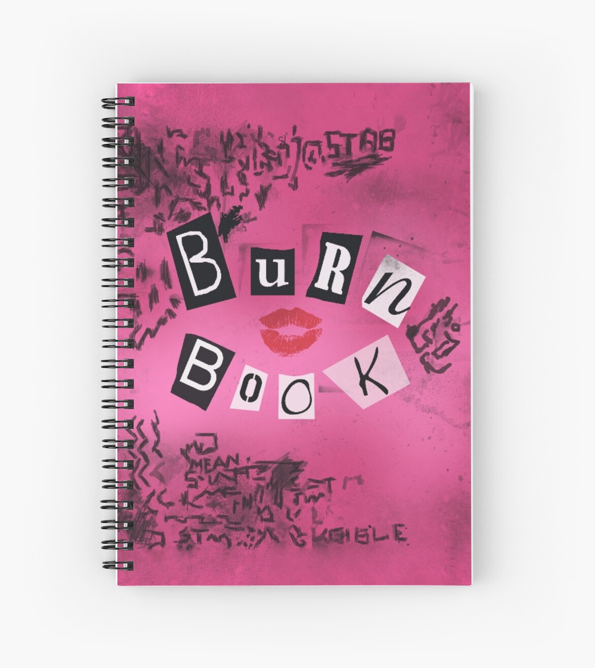 "Burn Book" Spiral Notebook by Noveltee-Shirts | Redbubble