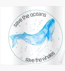 Save The Whales Posters | Redbubble