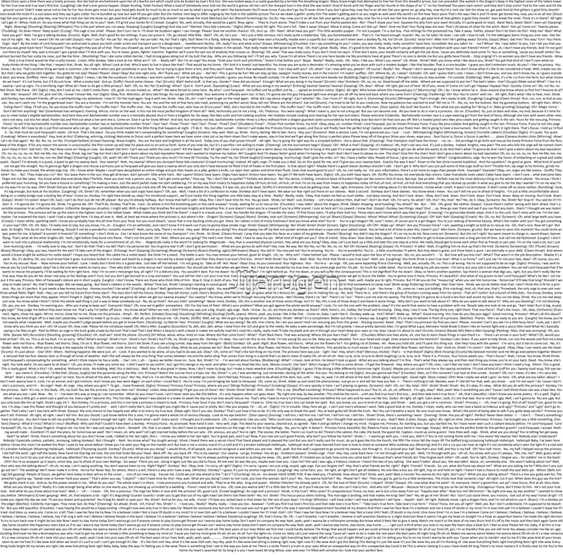 « script shrek entier » par Jijarugen | Redbubble