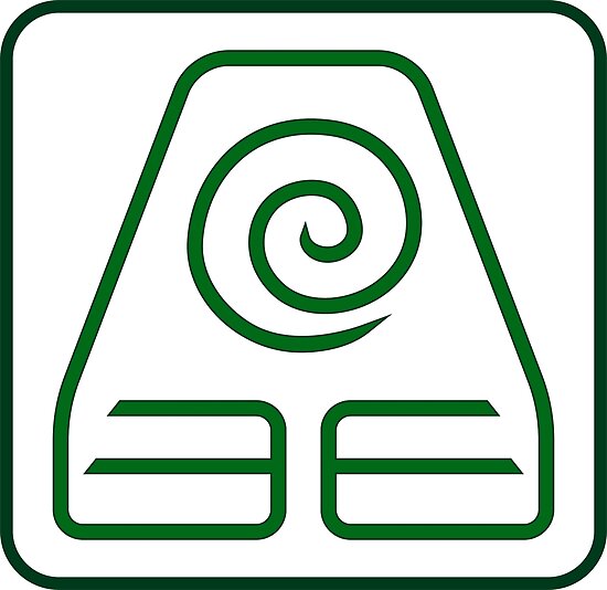 "Earth Kingdom Symbol - Avatar the Last Airbender" Poster by ...