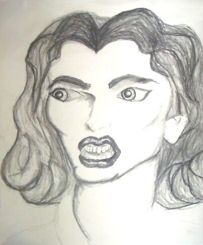 "Pissed Off Pencil Drawing" by Dan Watters | Redbubble