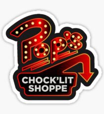 Pops Chocolate Shop Stickers | Redbubble