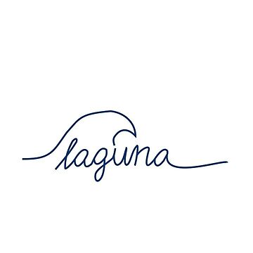 "Laguna 1" Sticker for Sale by msmsms | Redbubble