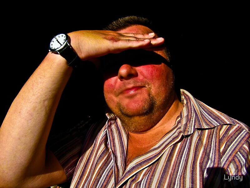 "The 6 o'clock Shadow" by Lyndy | Redbubble