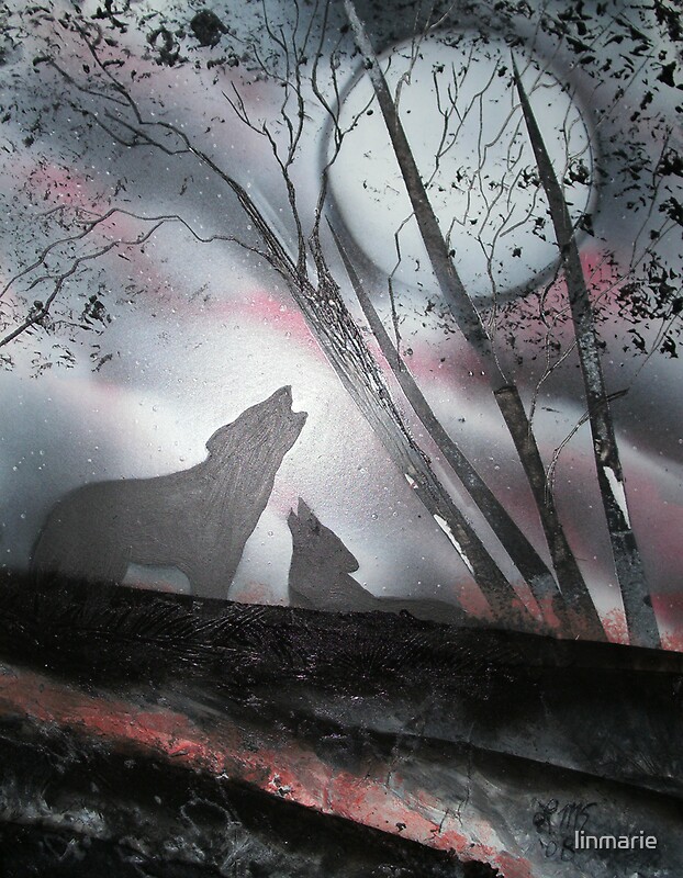 "Wolf Mates" by linmarie | Redbubble