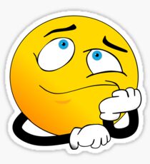 Bored Face Emoji Stickers | Redbubble