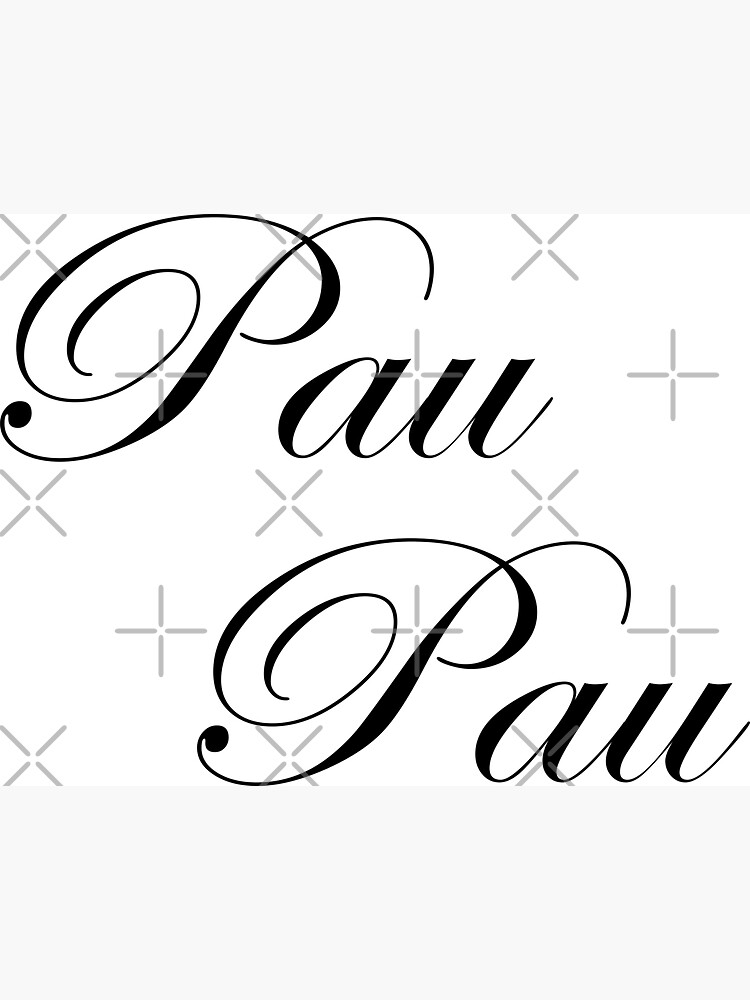 "Pau Pau" Sticker by leeloolook | Redbubble