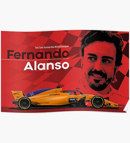 Pósters: Fernando Alonso | Redbubble