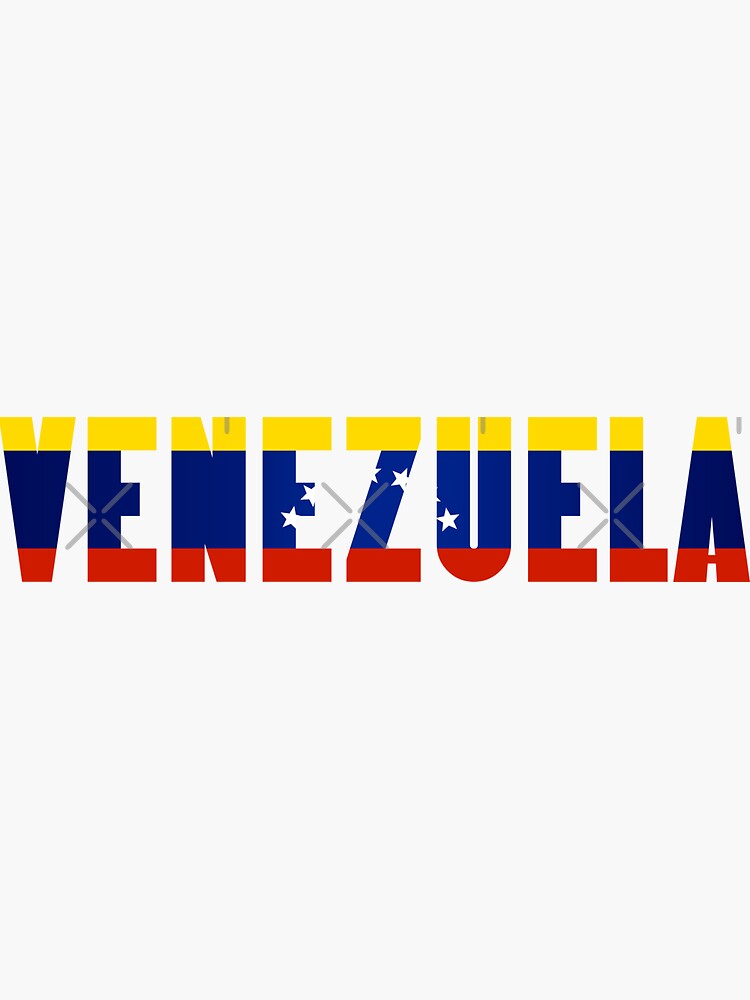 "Venezuela Lettering" Sticker by sele504 | Redbubble