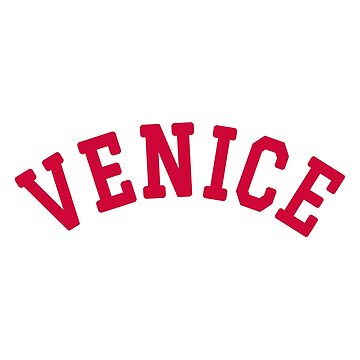 "Venice College Letters" Poster for Sale by lukassfr | Redbubble