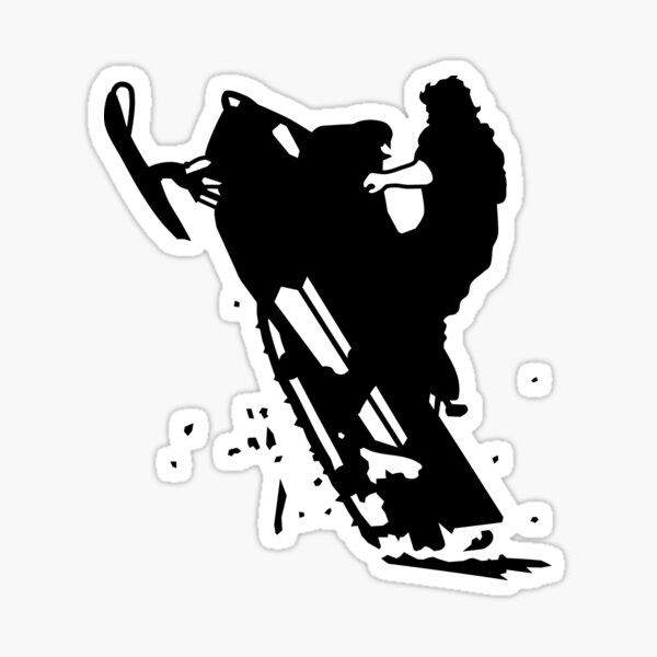Snowmobile Stickers | Redbubble