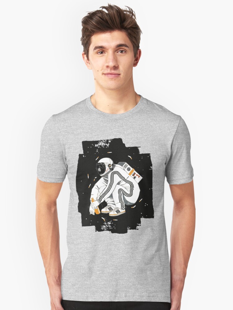 "Squatting Gopnik Slav with tracksuit in space" T-shirt by k3rstman1 ...