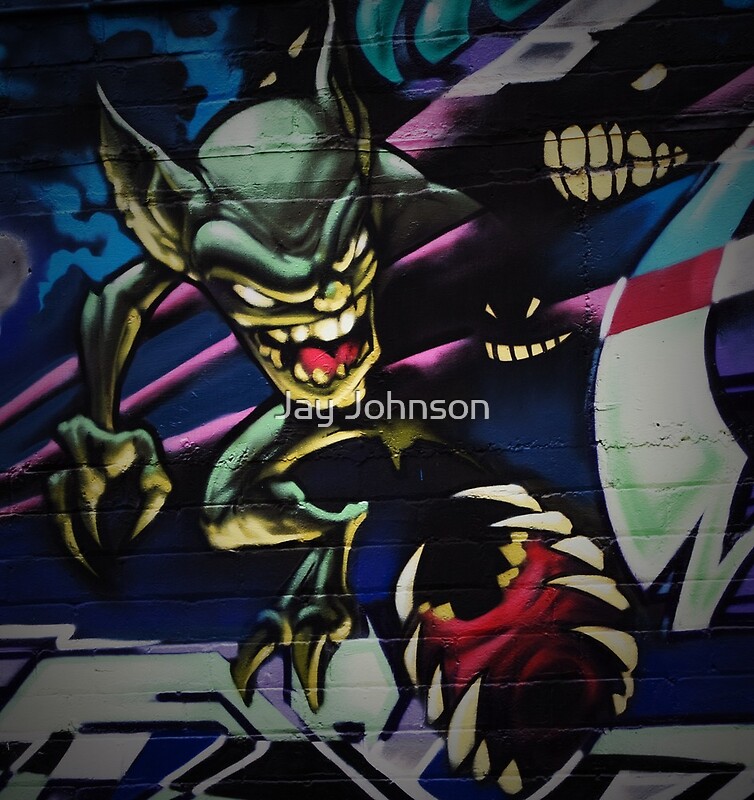 "Graffiti Demon" by Jay Johnson | Redbubble