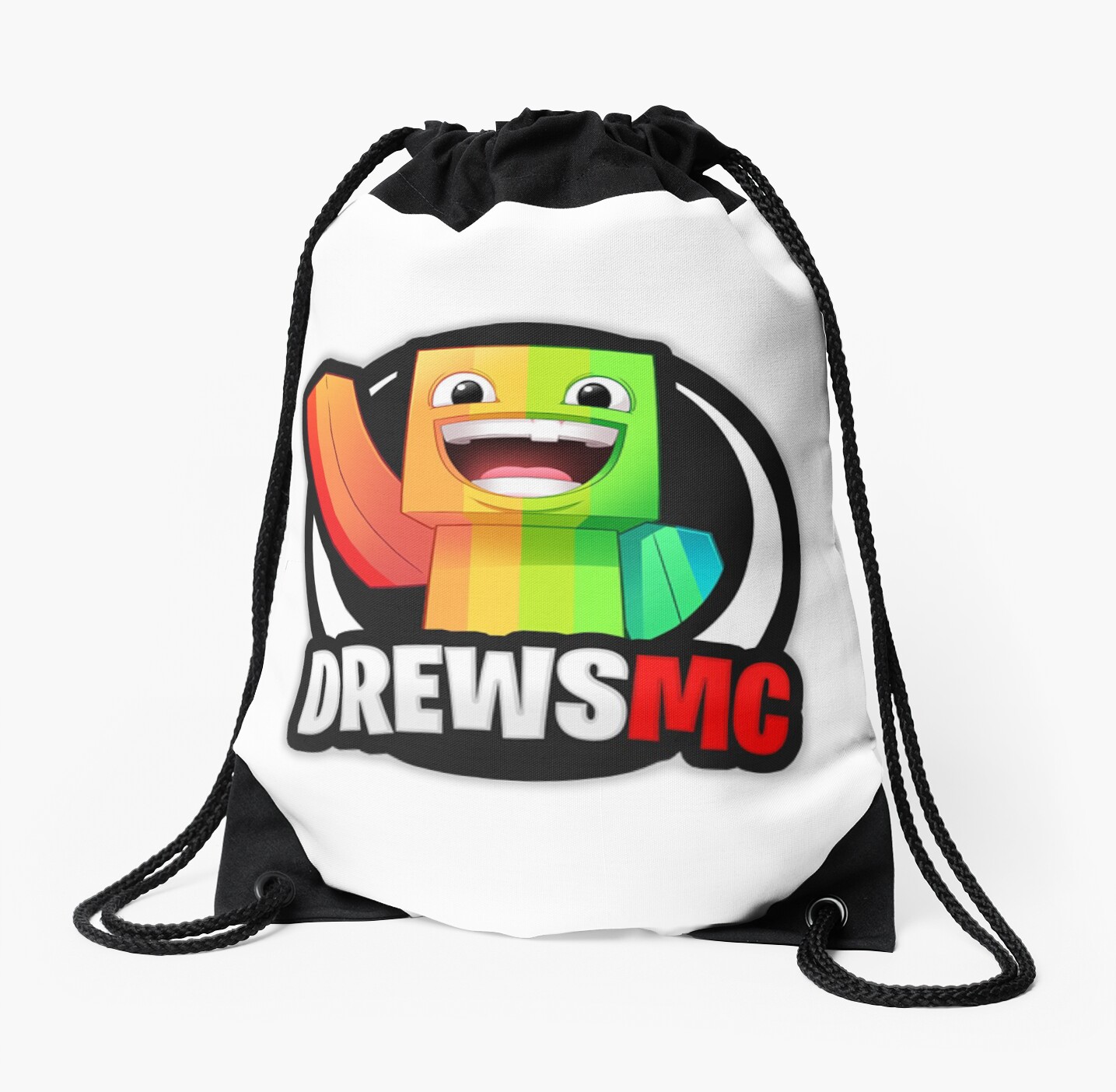 "Drewsmcs New Logo" Drawstring Bag by Drewsmc | Redbubble