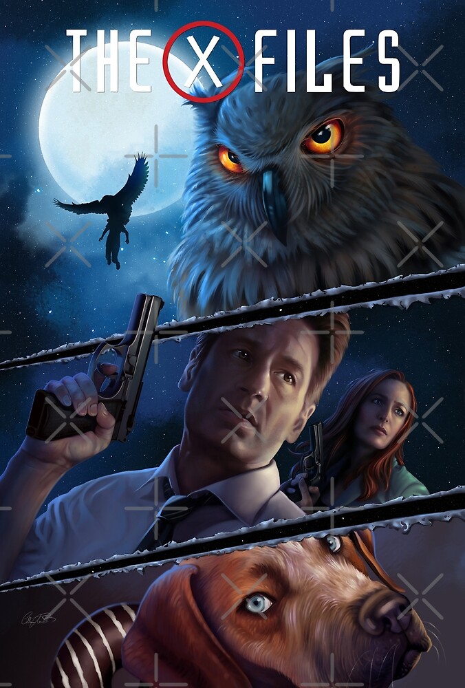 "The X-Files comic book cover- Hoot goes there? #2" by Chimerart ...