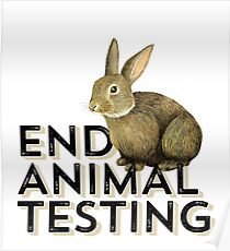 Animal Testing Posters | Redbubble
