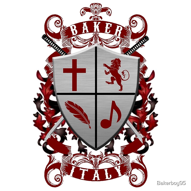 "The Baker Family Crest" by Bakerboy95 | Redbubble