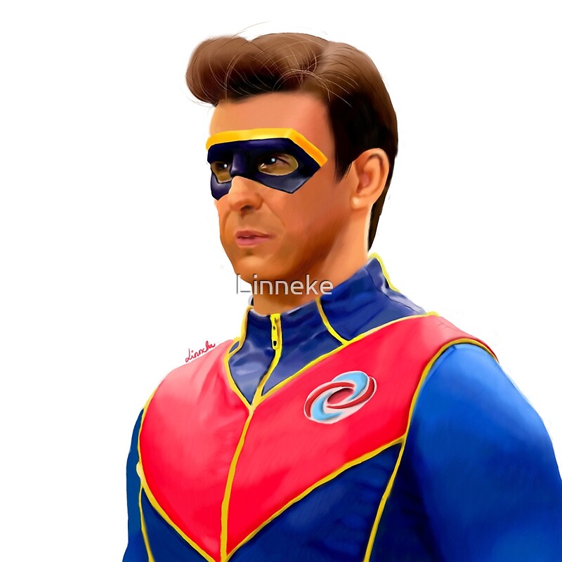 "Captain Man - Danger Games Sketch" by Linneke | Redbubble
