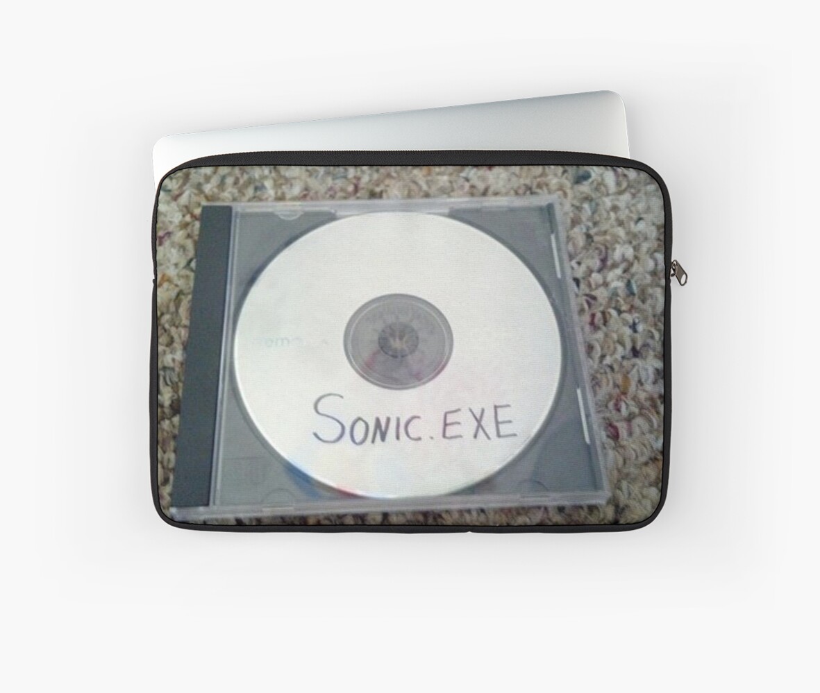 "SONIC.EXE Original Disk - Creepypasta" Laptop Sleeve by DaniBlueFox ...