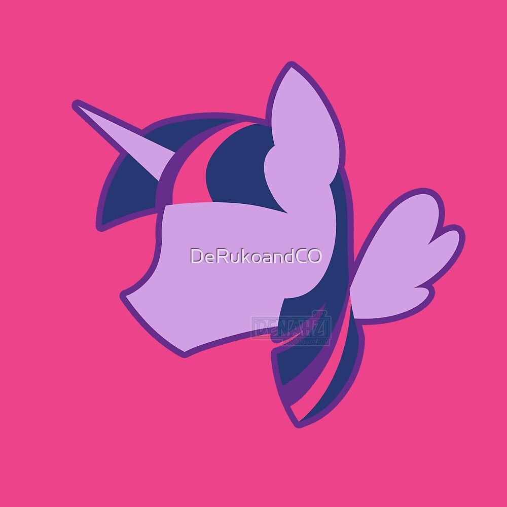 "MLP Minimalist chibi Twilight Sparkle" by DeRukoandCO | Redbubble