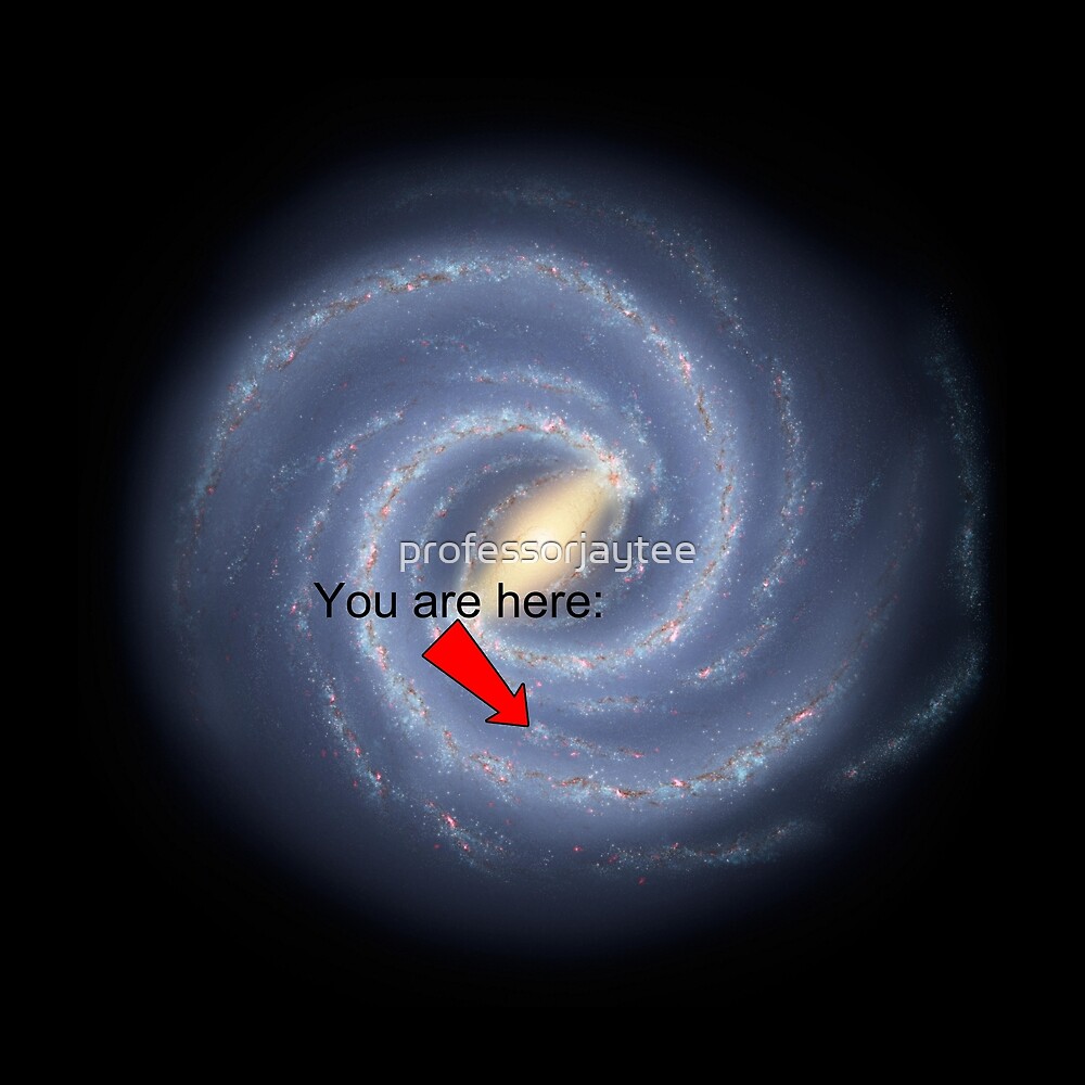 "You are Here!" by professorjaytee | Redbubble