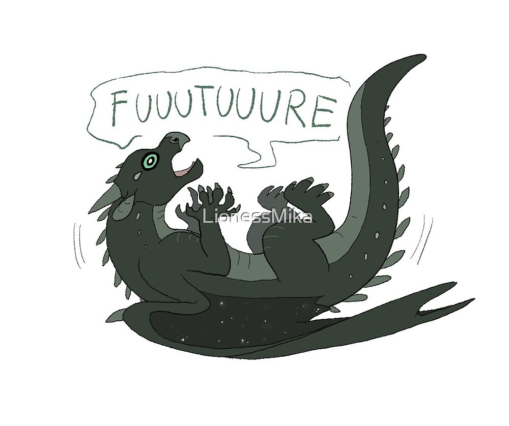 "Wings of Fire - Moonwatcher (freaking out)" by LionessMika | Redbubble