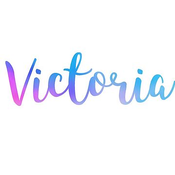"Victoria" Sticker for Sale by Amymarado | Redbubble