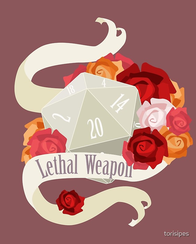 "d20 - Lethal Weapon (20)" by torisipes | Redbubble
