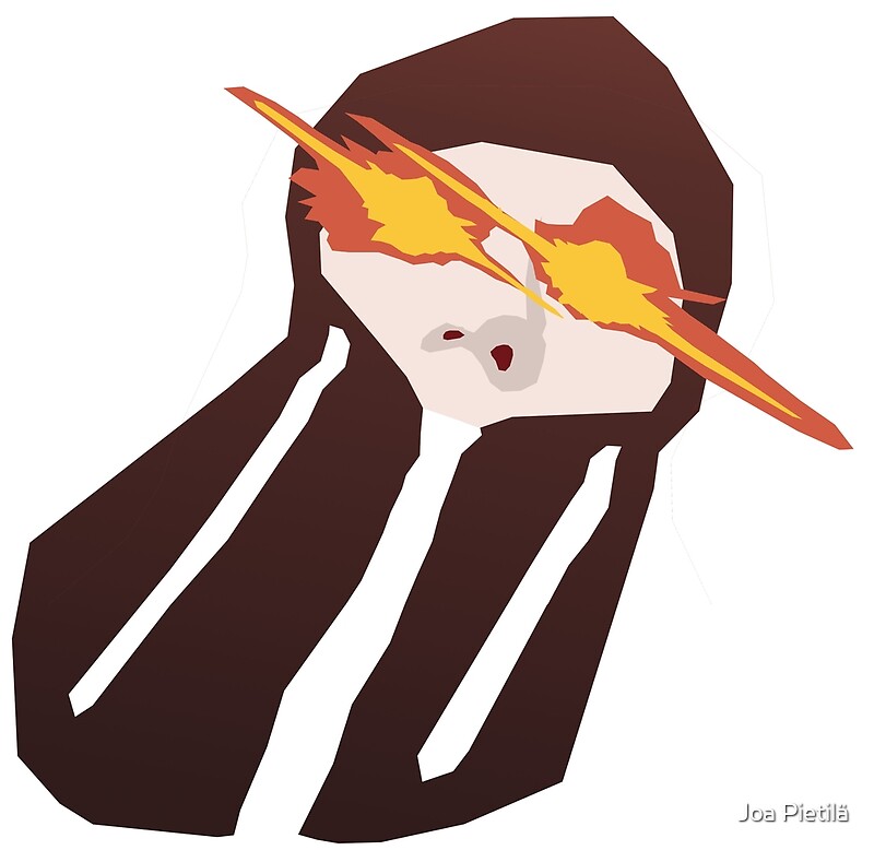 "Ironicallyscreaming Pfp minimalist design" by Joa Pietilä | Redbubble