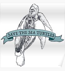 Save the Turtles: Posters | Redbubble