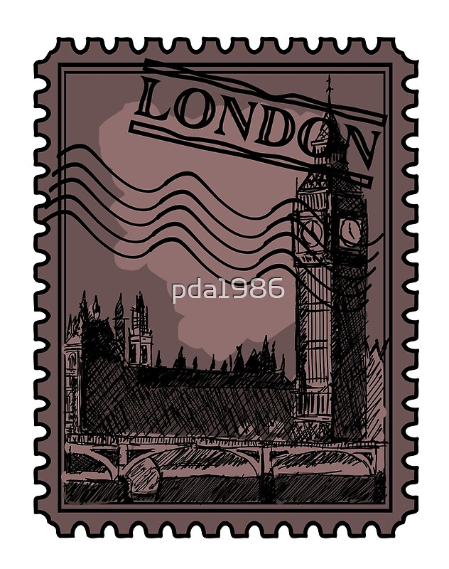 "London Stamp" by pda1986 | Redbubble