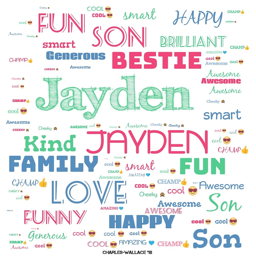 "Jayden" by Charles-Wallace | Redbubble
