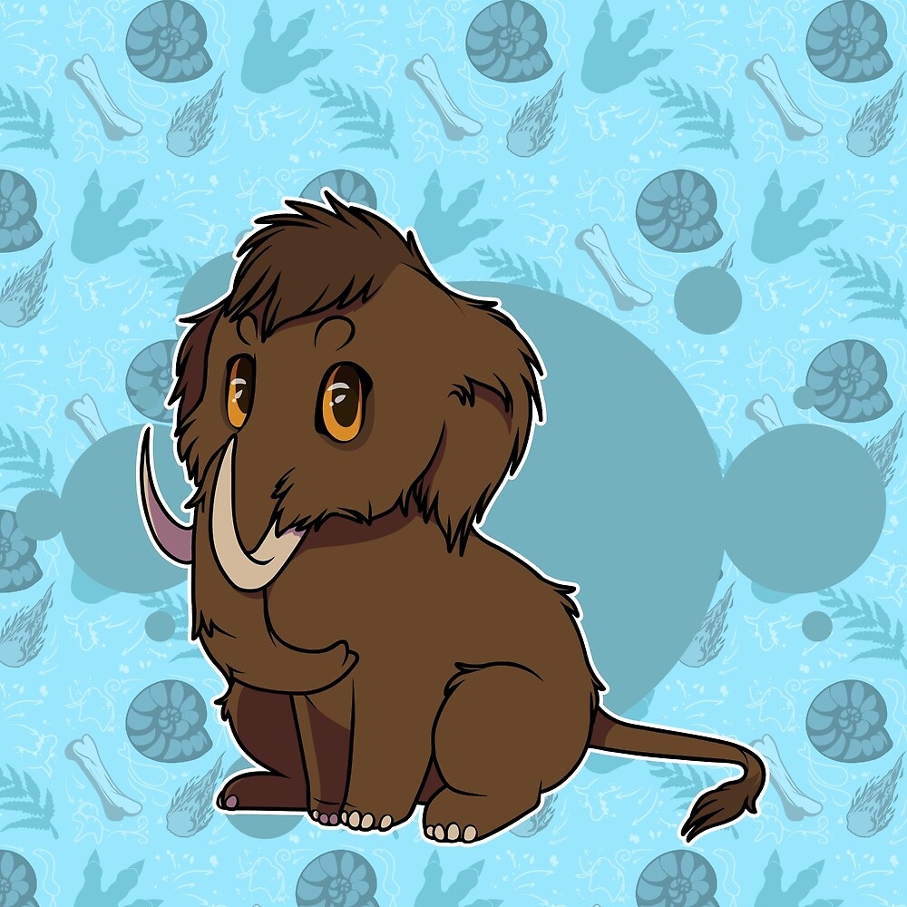 "Chibi Extinct Set | Mammoth" by Keyoto-TheFox | Redbubble