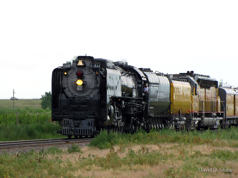 "Union Pacific 844" by David D. Shaw | Redbubble