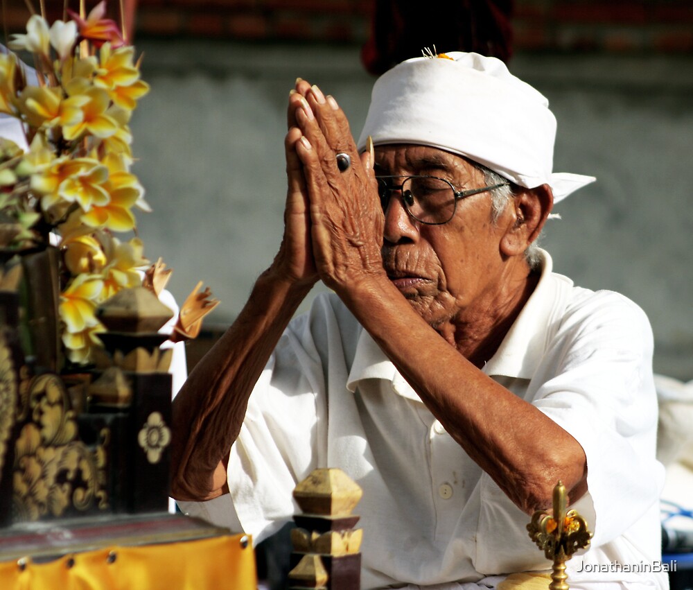 "Priest, Semoan, Bali" by JonathaninBali | Redbubble