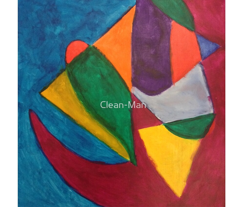 "Post-Modernist Crazy Shapes! - Color Shapes, Painting, Abstract Art ...