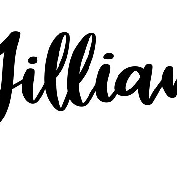 "Jillian " Sticker for Sale by ellietography | Redbubble