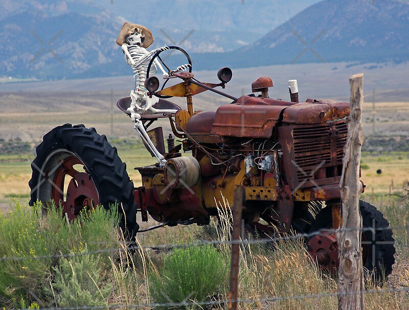 "Overworked Farmer" by CarolM | Redbubble