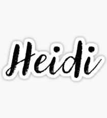 Heidi Stickers | Redbubble