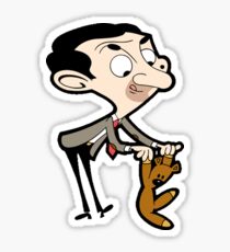 Funny Mr Bean Stickers | Redbubble