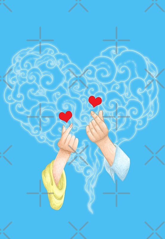 "Saranghae Hand Sign" by Khotekmei | Redbubble