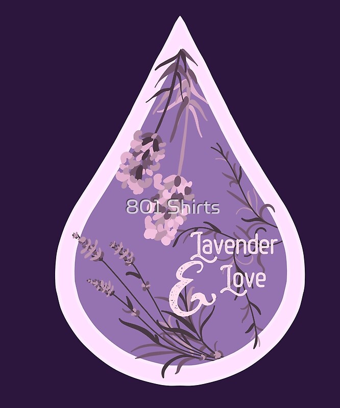 "Lavender and Love" by 801 Shirts | Redbubble