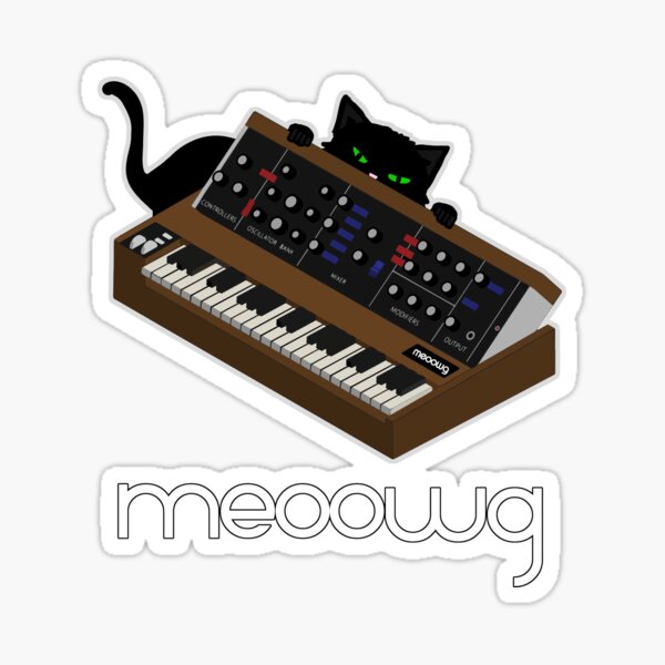 Moog Synthesizer Stickers | Redbubble