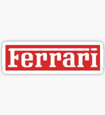 Ferrari Stickers | Redbubble